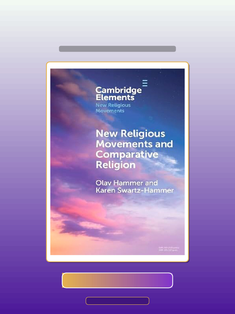 Test Bank of New Religious Movements and Comparative Religion Hammer ...