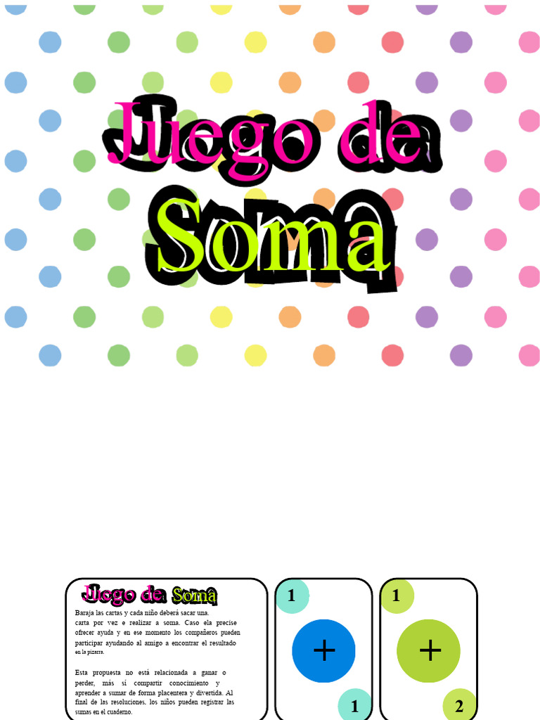 Juego de La Suma Gratuito-2 | PDF