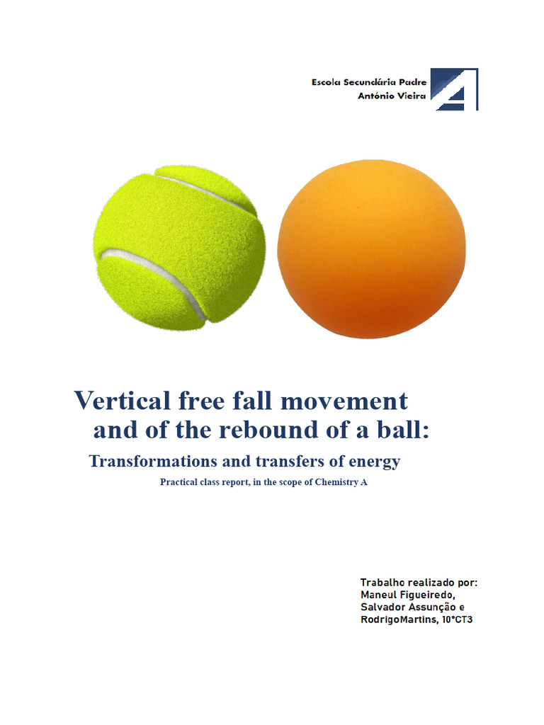 Energy Dynamics of Falling and Bouncing Balls | PDF | Potential Energy ...