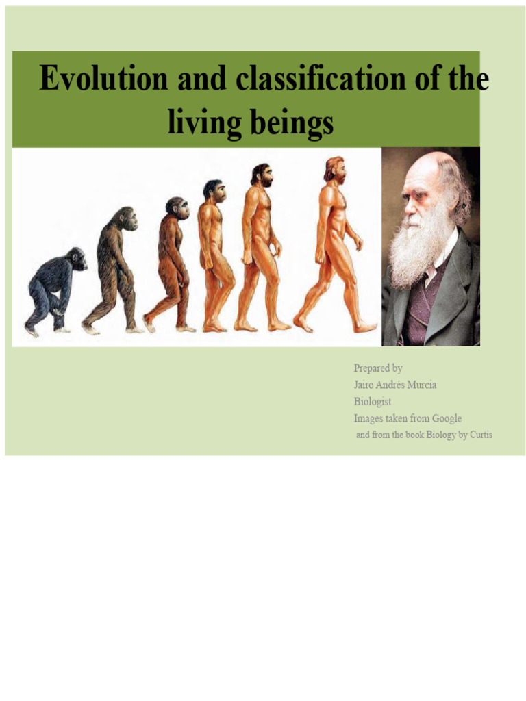 Evolution and Classification of Living Beings | PDF | Evolution ...