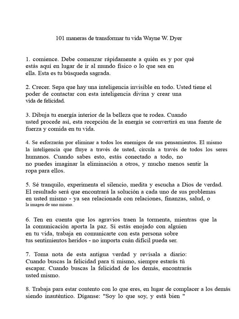 101 Claves para Transformar tu Vida | PDF | Amor | Dios