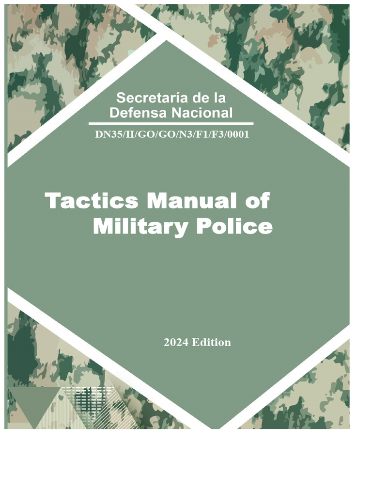Military Police Tactics Manual 2024 | PDF | Eminent Domain | Military