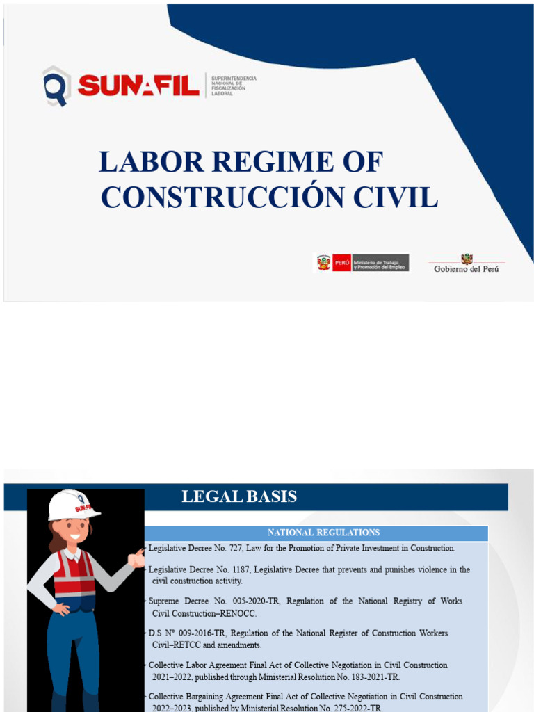 Civil Construction Labor Regime Overview | PDF | Employment | Insurance