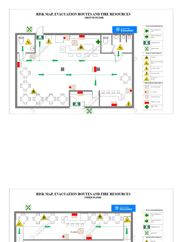 EMERGENCY PLAN MAP Millennium Nightclub | PDF | Emergency Evacuation ...