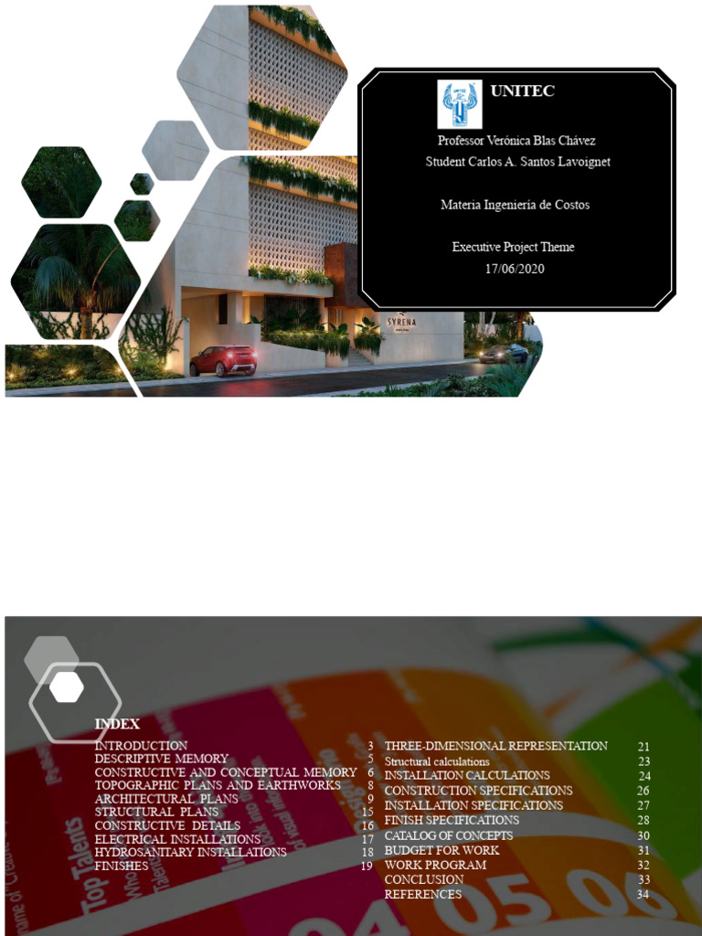 Example of executive project presentation | PDF | Topography | Contour Line