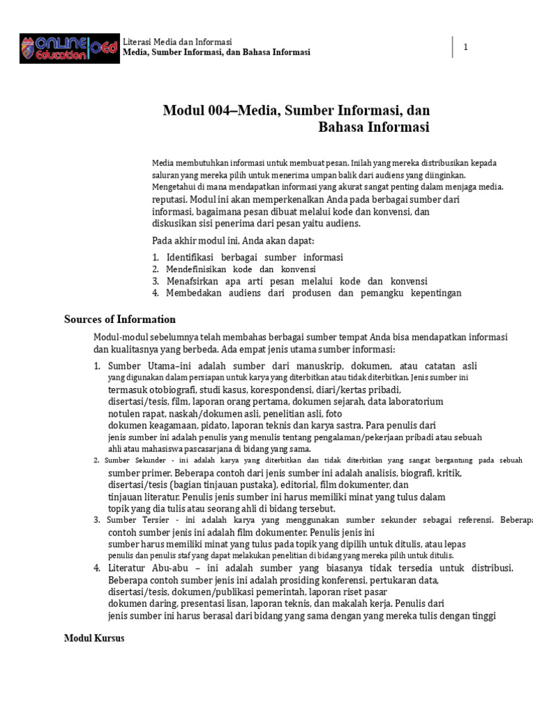 MODUL 4 | PDF