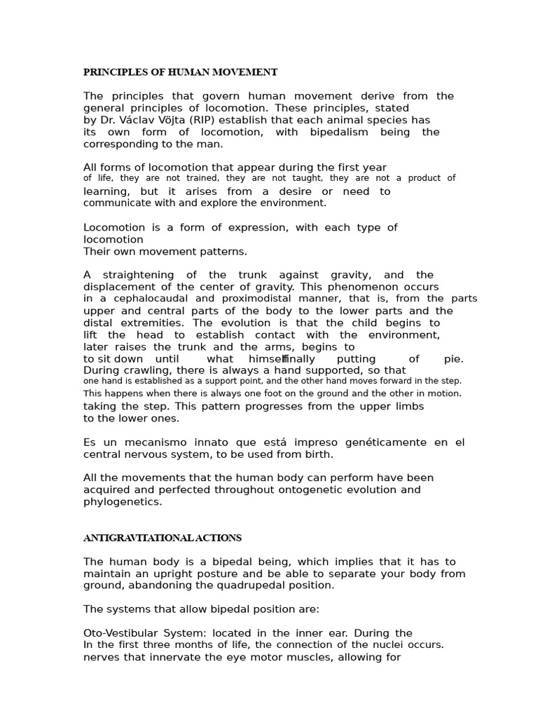 Principles of Human Locomotion Explained | PDF | Musculoskeletal System ...