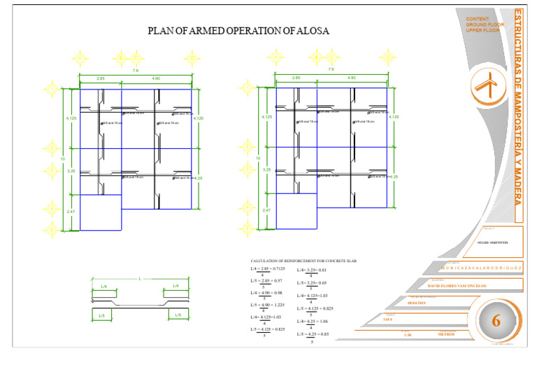 Plan For Assembling A Slab | PDF | Materials | Composite Material
