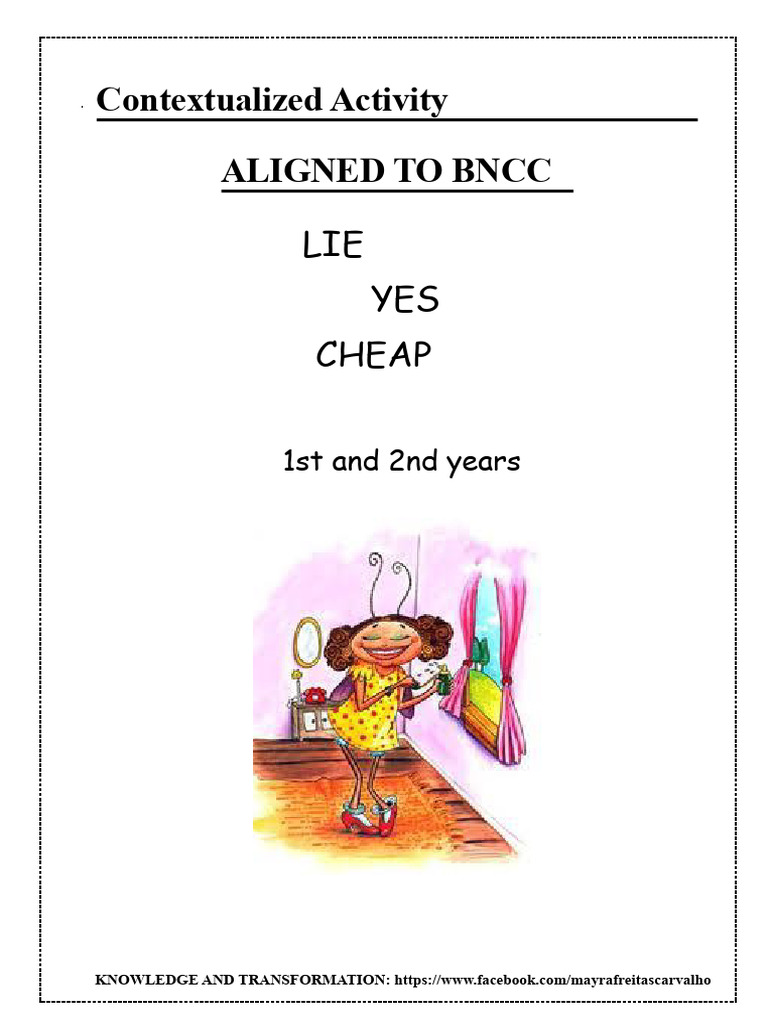 Contextualized Activity Aligned With BNCC The Lie of The Cockroach ...