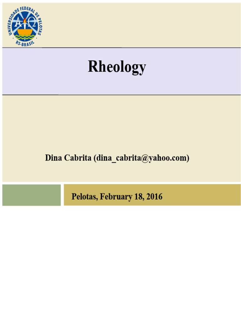 Understanding Rheology in Geology | PDF | Deformation (Engineering ...