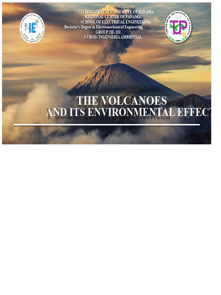 Volcanoes and Their Environmental Consequences | PDF | Volcano ...