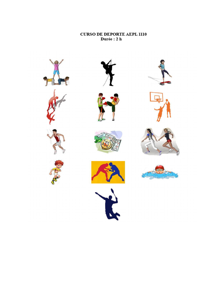 Curso de Deporte Nivel 1 | PDF | Asociación de Futbol | Deportes