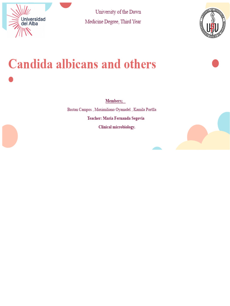 candida ppt final | PDF | Candidiasis | Candida (Fungus)