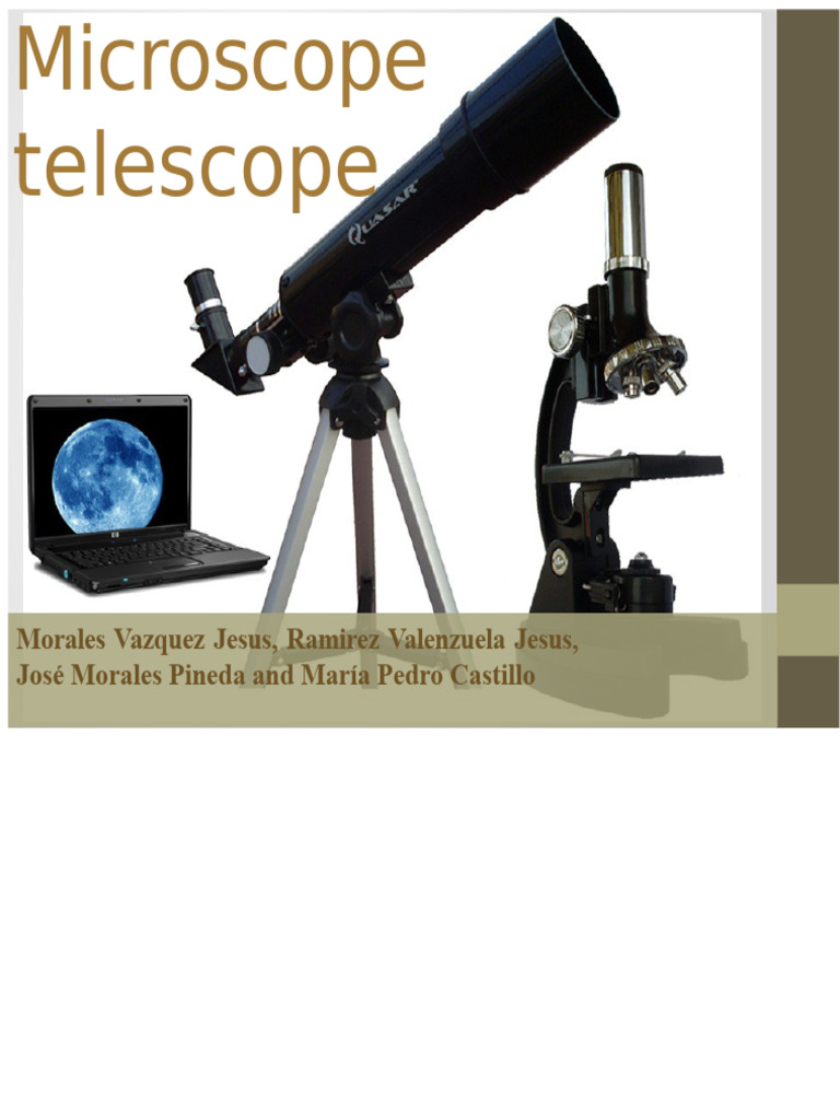 Microscope and Telescope | PDF | Laboratory Equipment | Lenses