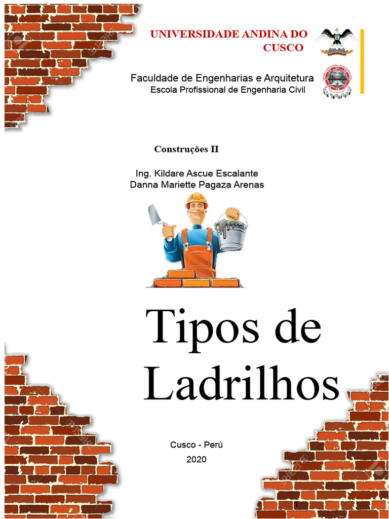 Tipos de Tijolo | PDF | Tijolo | Telha