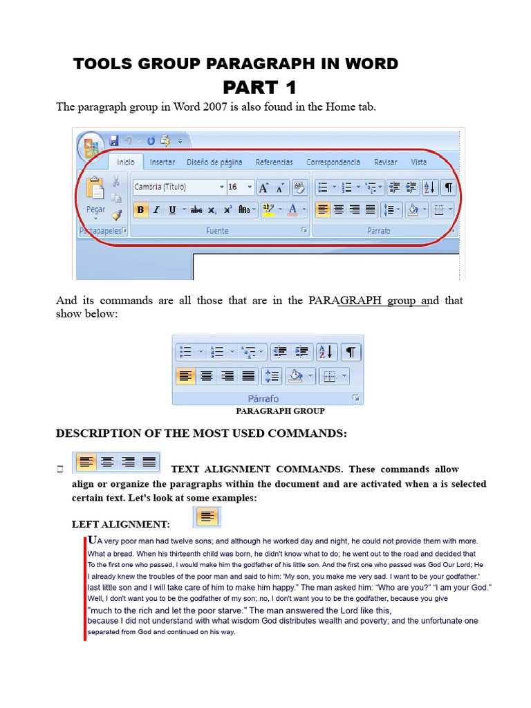 Group Paragraph Part 1 | PDF | Paragraph | Godparent