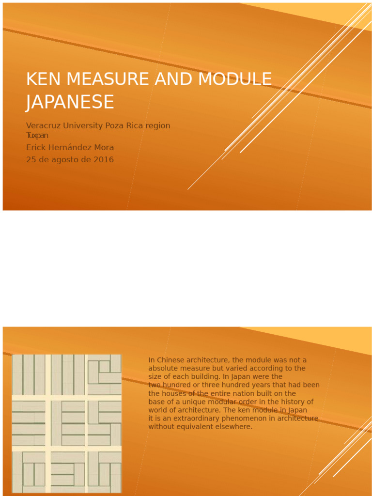 Ken Measure and Japanese Module | PDF