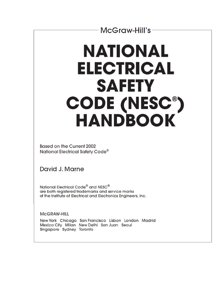 NESC 2007 Handbook Spanish | PDF | Alternating Current | Direct Current