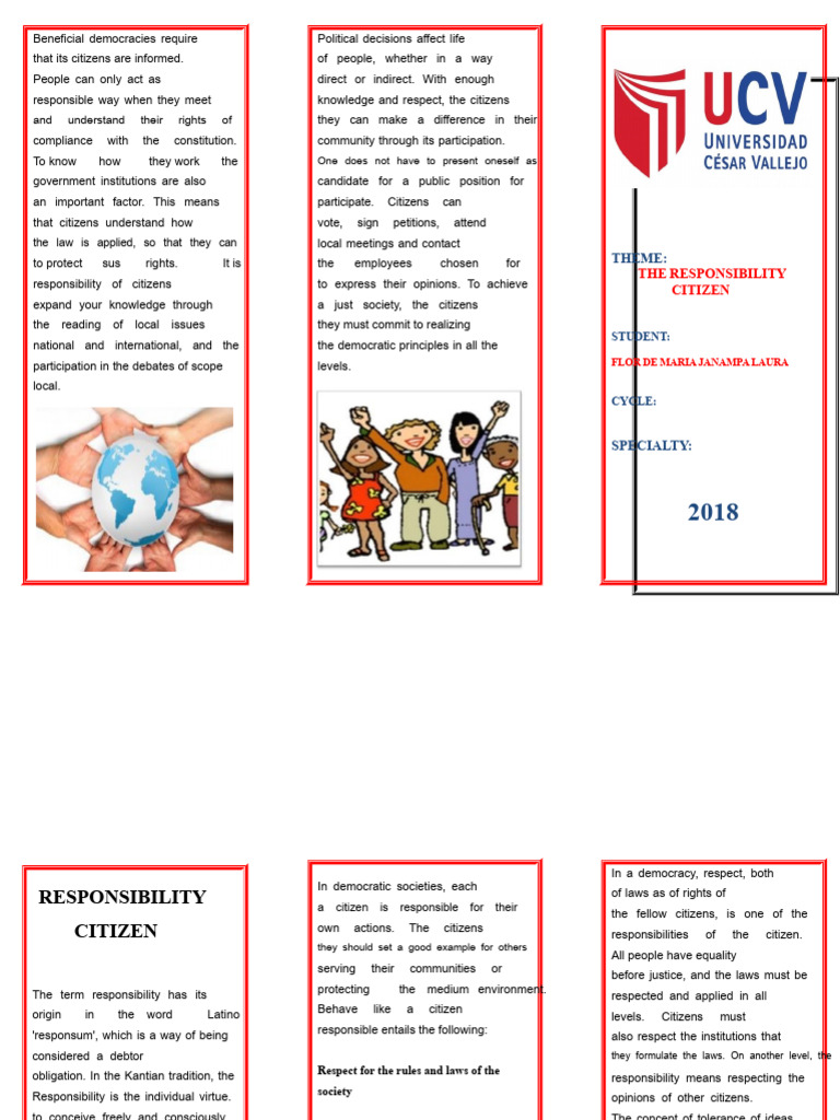 Triptych of Citizen Responsibility | PDF | Democracy | Political Ideologies