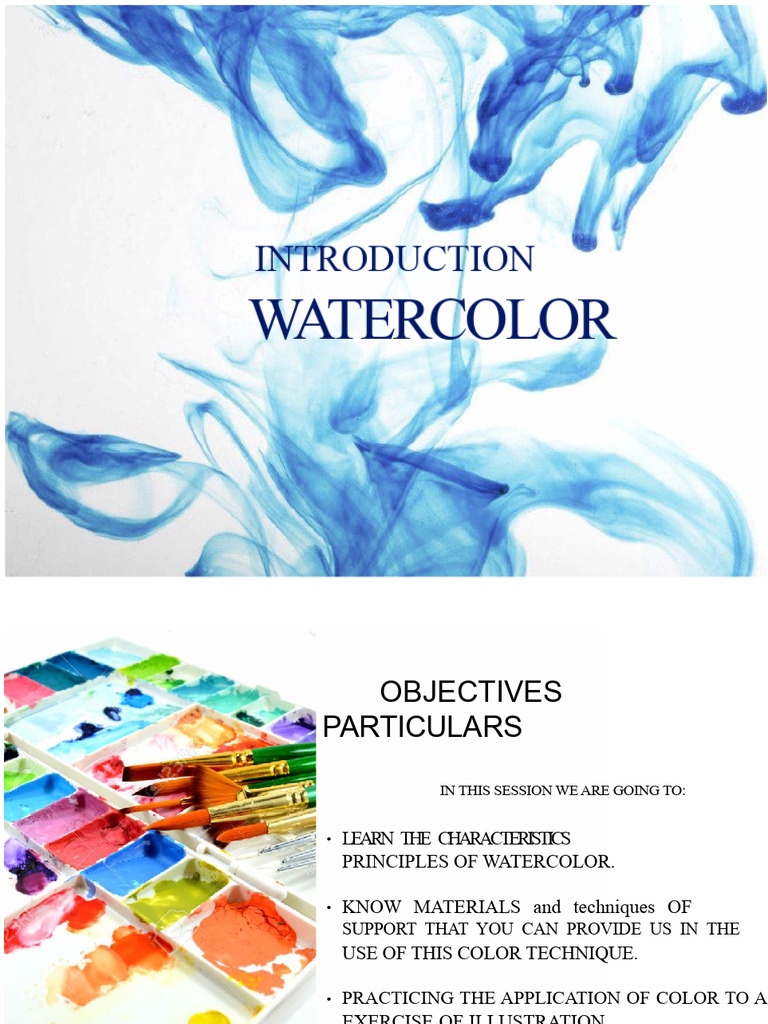 introduction_to_watercolor | PDF | Watercolor Painting | Drawing