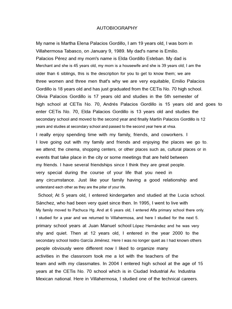 AUTOBIOGRAPHY | PDF