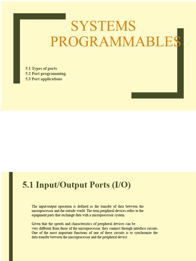 Exp_5.1_5.2_5.3_PROGRAMMABLE SYSTEMS | PDF | Input/Output | Microcontroller