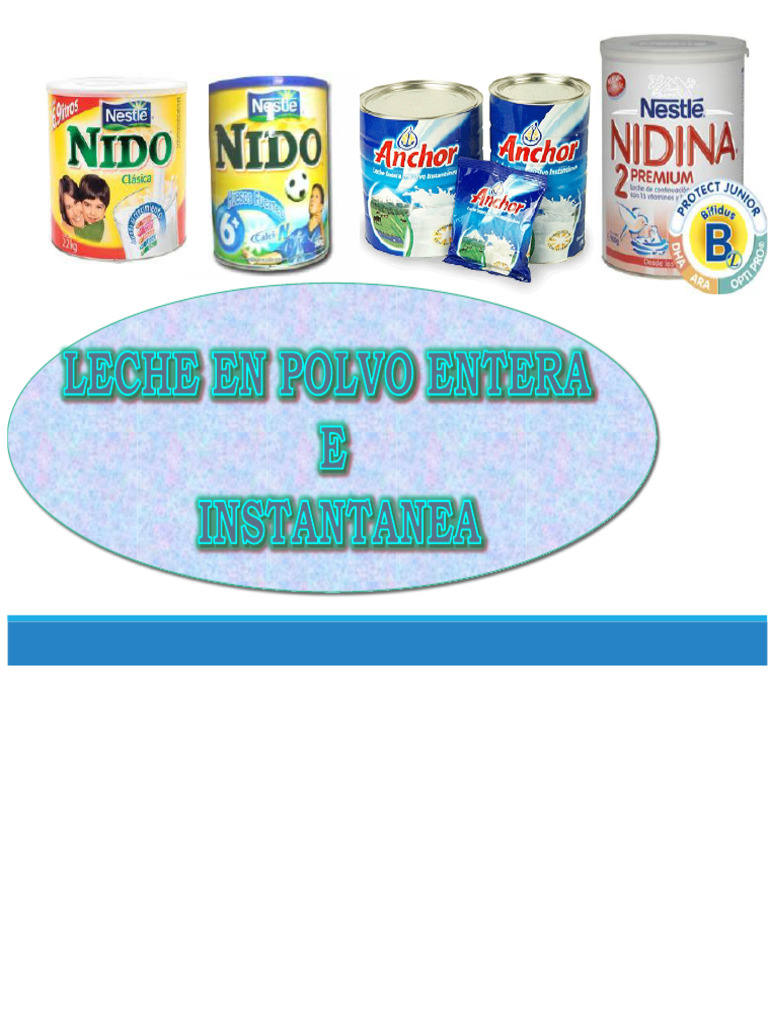 Powdered Milk: Types and Processing Methods | PDF | Milk | Powdered Milk