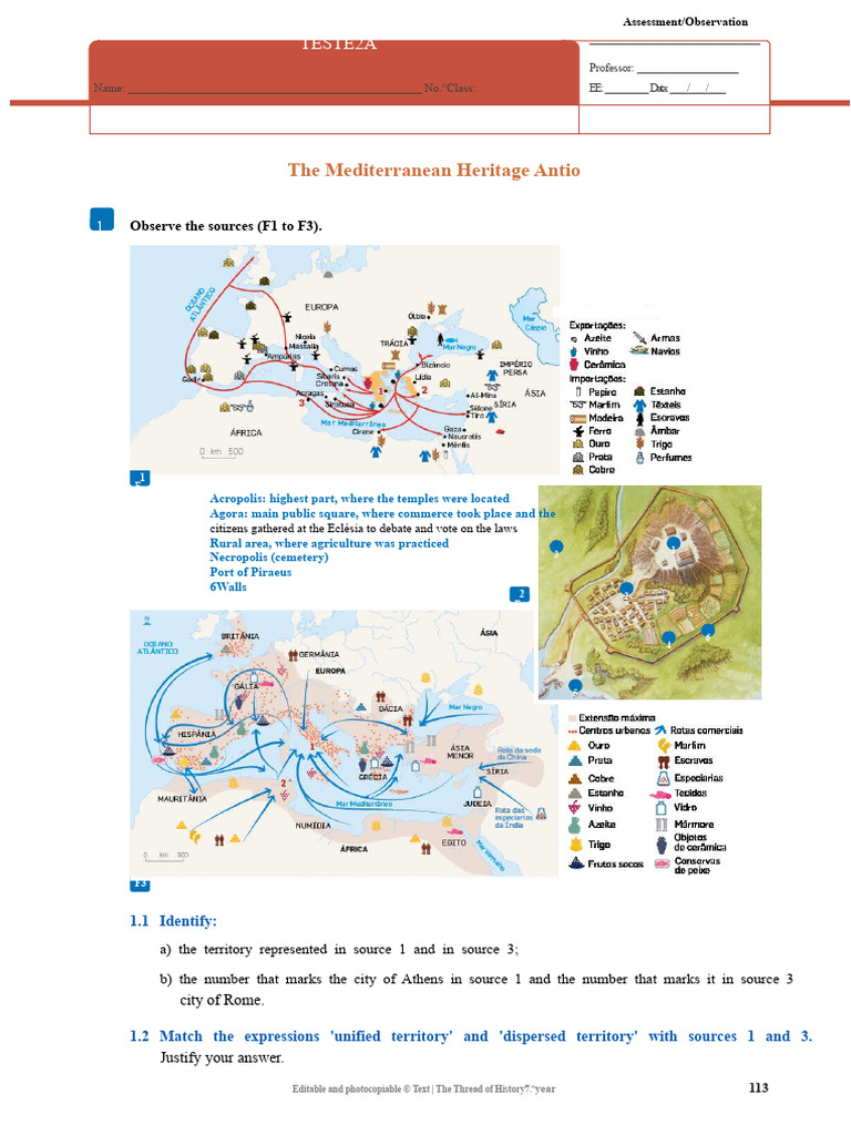 [3.1.2] The Thread of History 7_CAP_[Test2]_pp.113-117 | PDF | Roman ...
