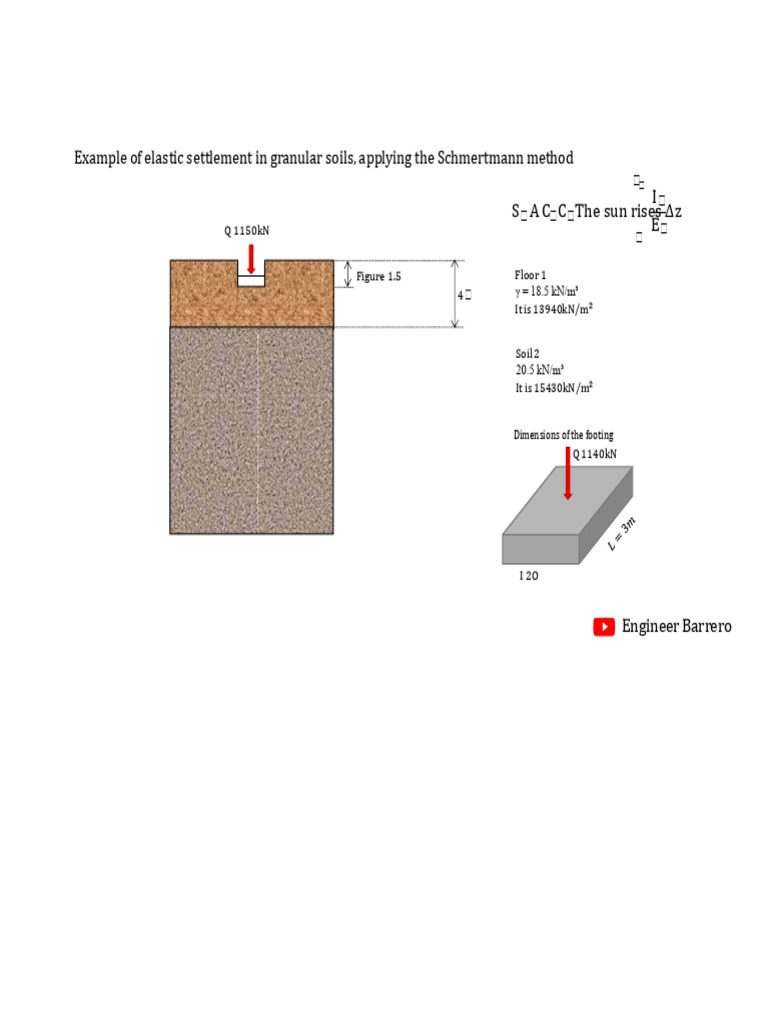 Schmertmann example | PDF | Mechanical Engineering | Materials Science