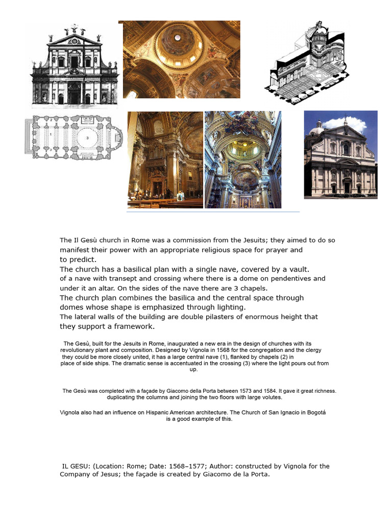 The church Il Gesù | PDF