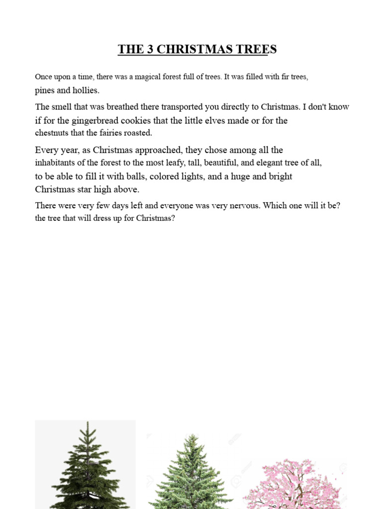 THE-3-CHRISTMAS-TREES-STORY-WWW.UNAPROFE.COM | PDF | Triangle