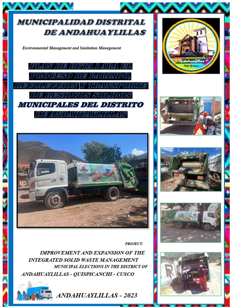 Collection Route Plan For MSW | PDF | Waste | Waste Management