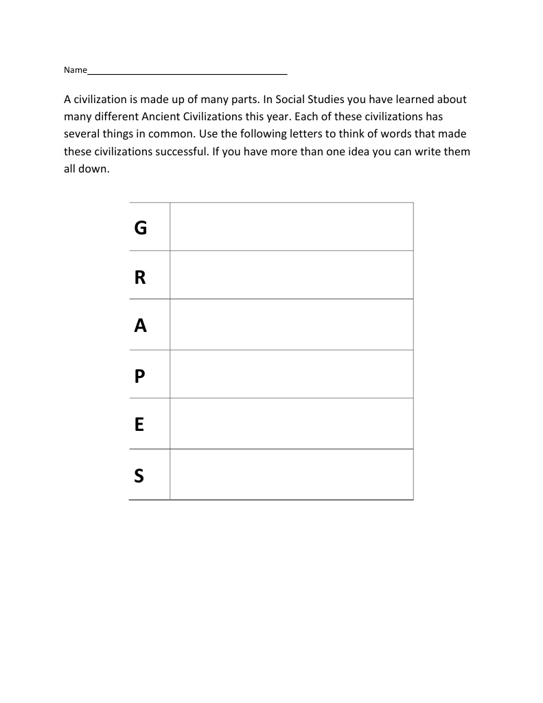 Weslandia Unit Packet | PDF | Civilization