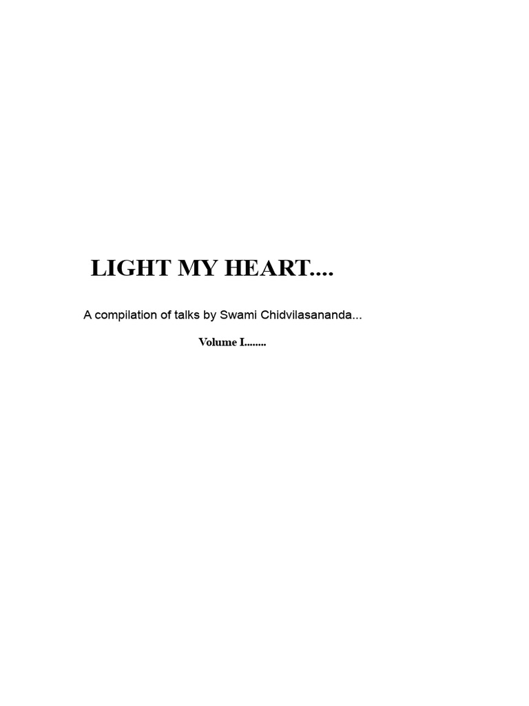 Gurumayi Chidvilasananda's Talks Volume I | PDF | Spirituality