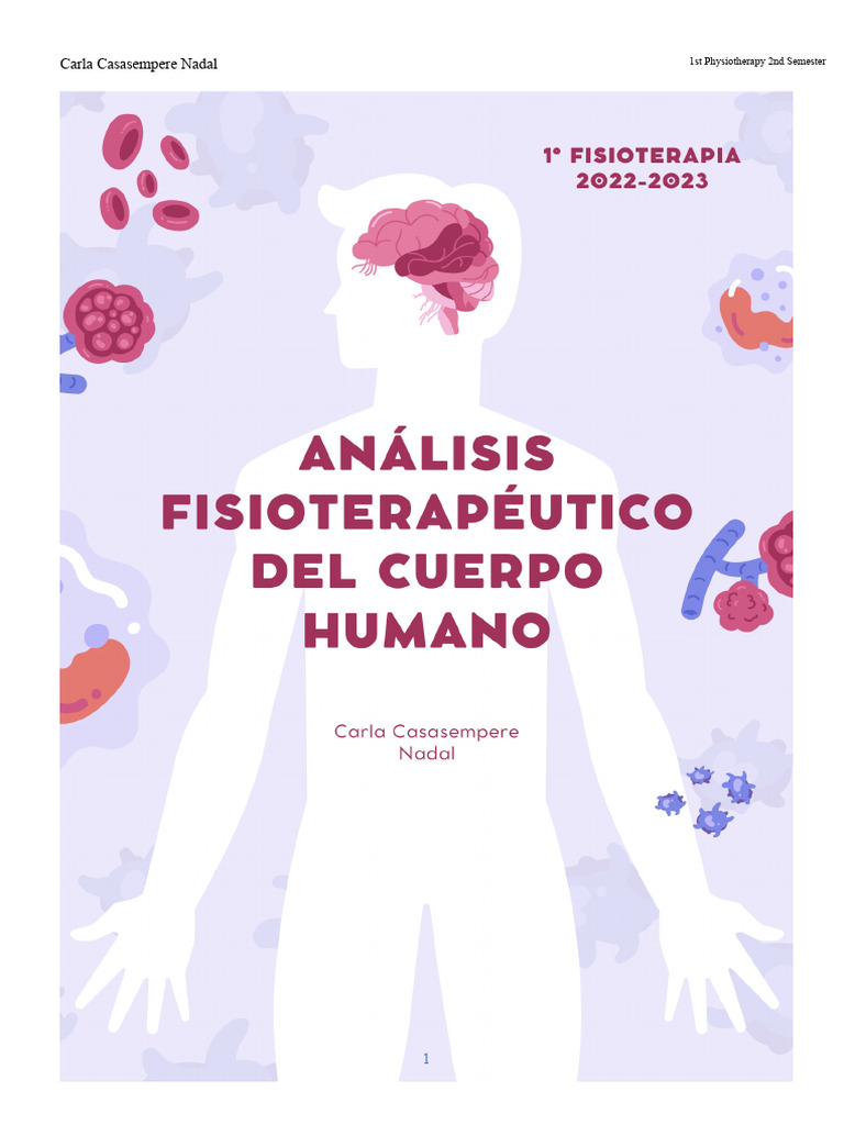 PHYSIOTHERAPEUTIC ANALYSIS OF THE HUMAN BODY - Carla Casasempere Nadal ...