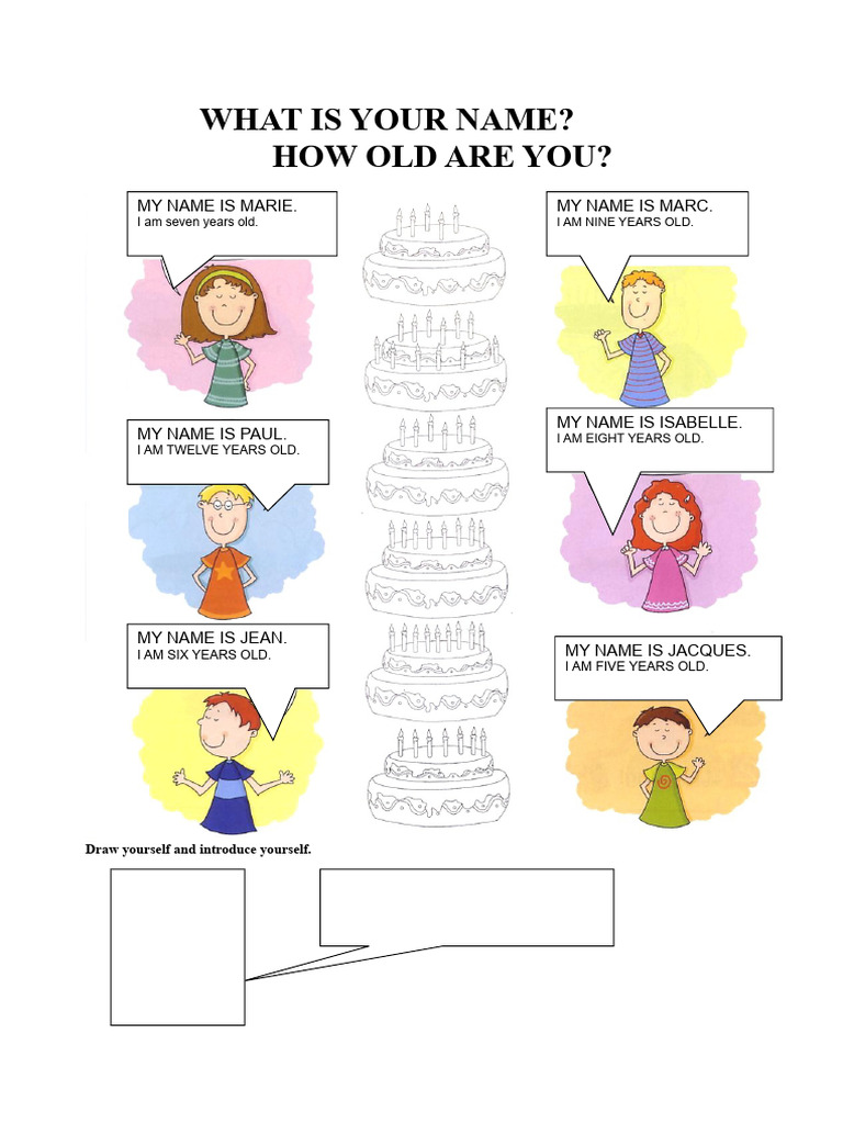 What Is Your Name, How Old Are You? | PDF