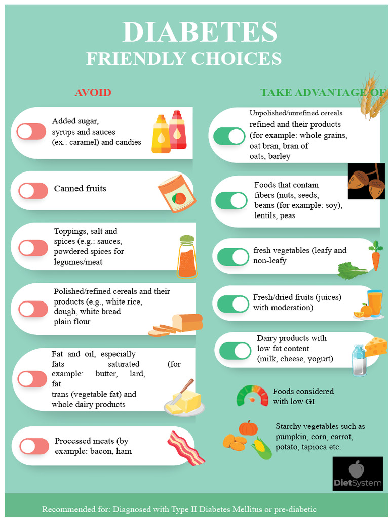 Diabetes-Friendly Food Choices Guide | PDF