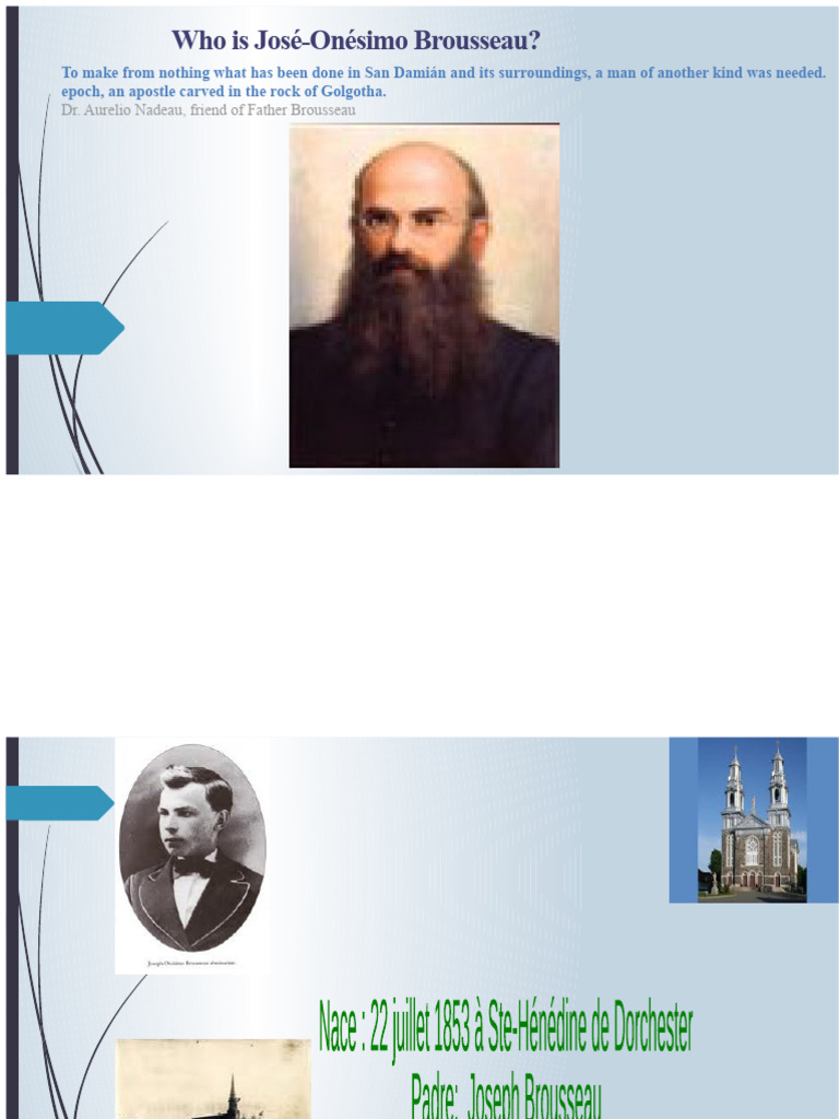 Founding Father J.O. Brousseau | PDF