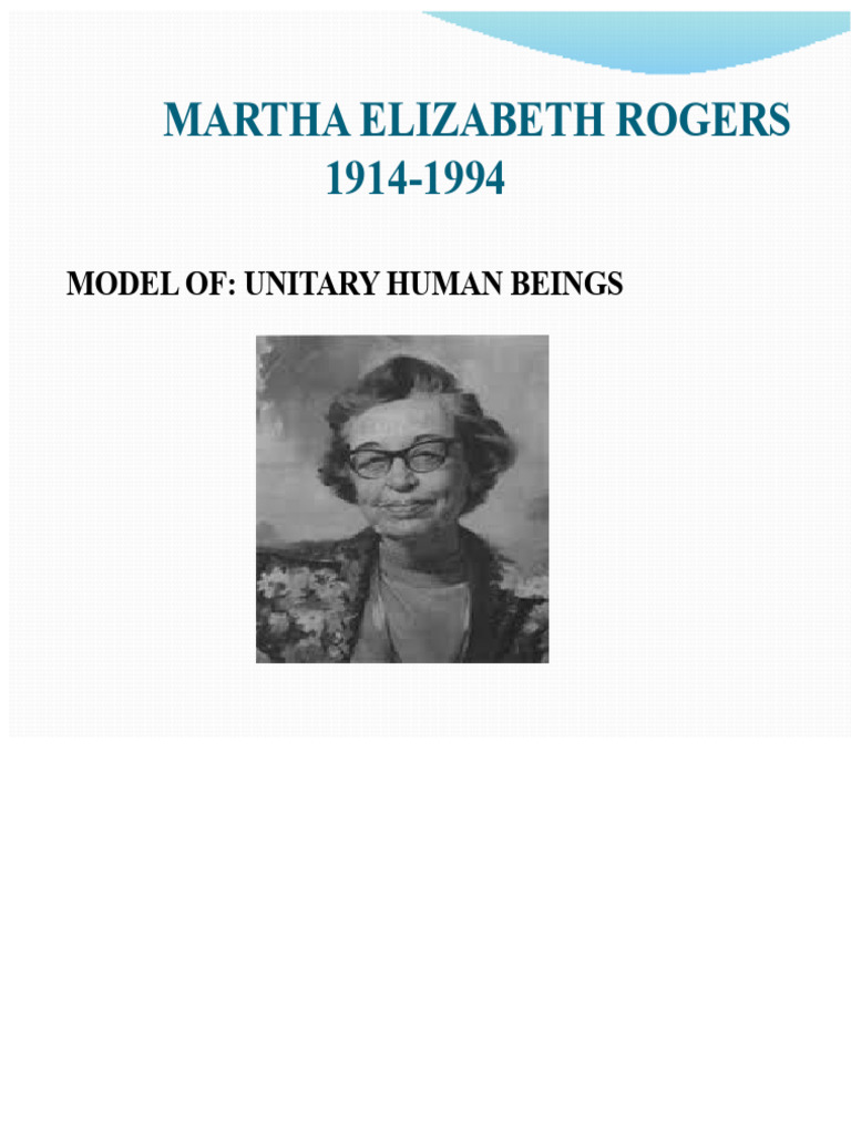 Martha Elizabeth Rogers | PDF | Science | System