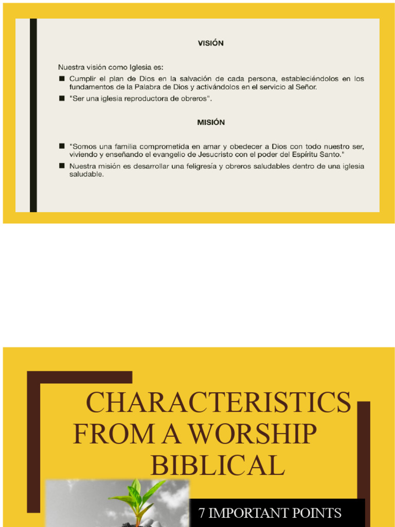 7 Key Characteristics of Biblical Worship | PDF | God | Bible