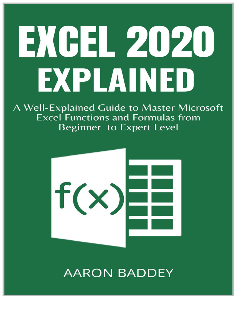 Guía Completa de Excel 2020 | PDF | Microsoft Excel | Hoja de cálculo