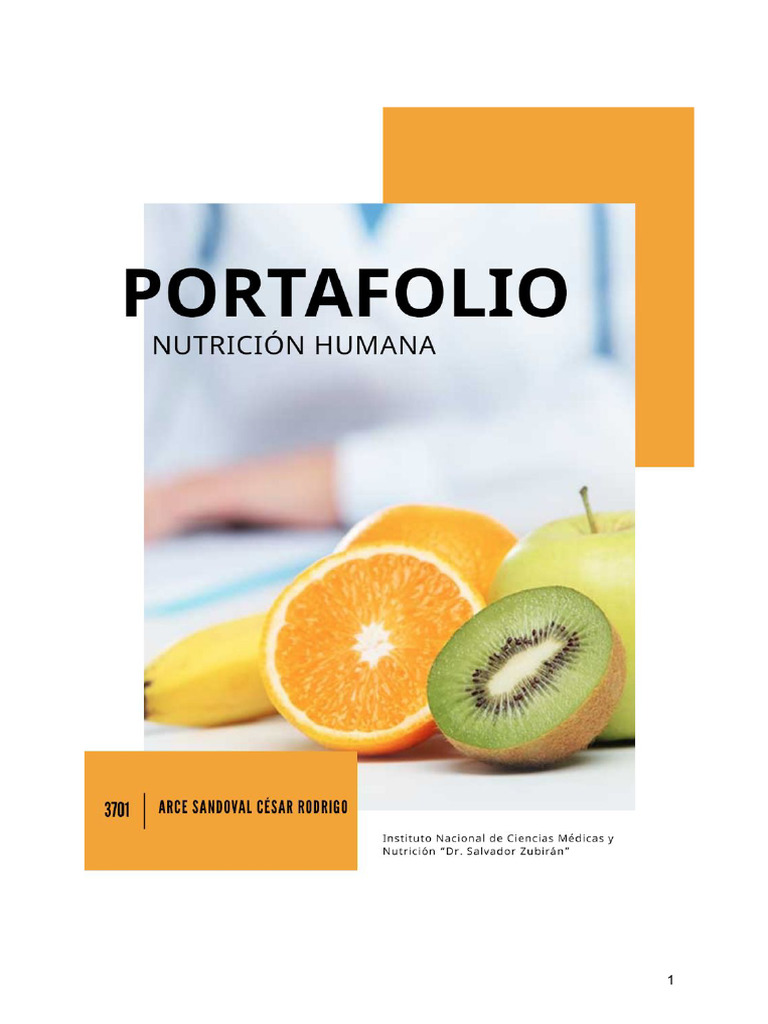Human Nutrition Portfolio - INNSZ | PDF | Nutrition | Diet & Nutrition