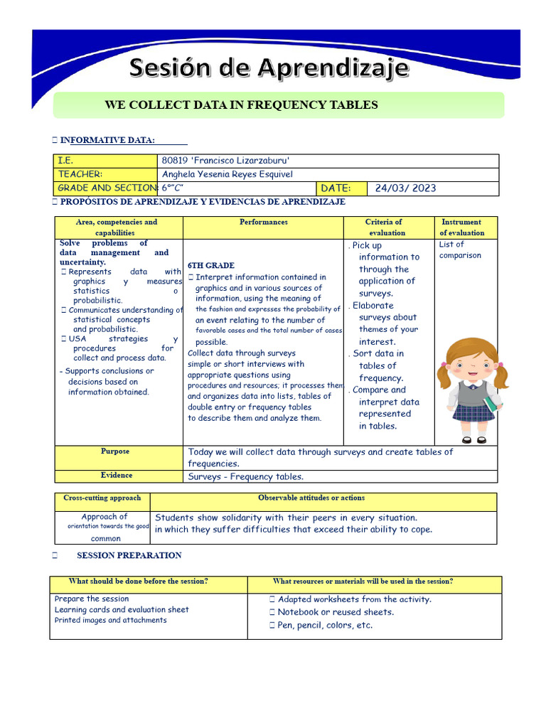 Data Collection with Frequency Tables | PDF | Data | Statistics