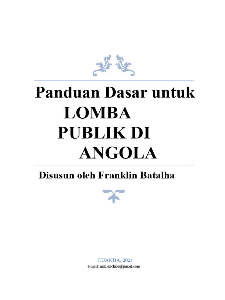 MANUAL LOMBA PUBLIK AKHIR (2) | PDF