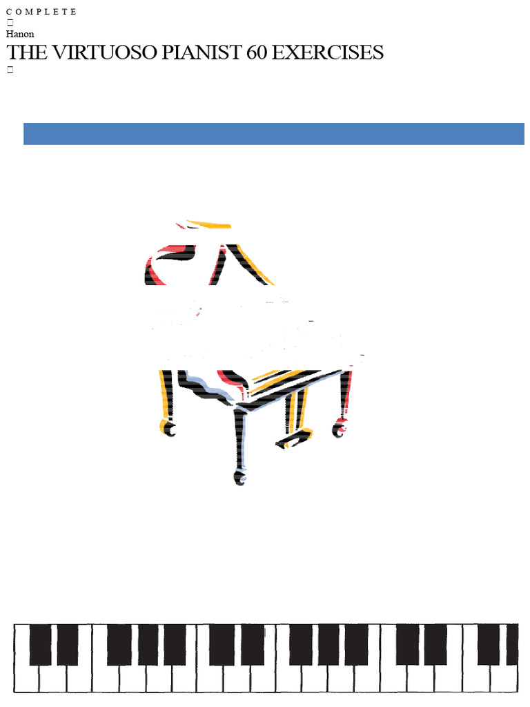 Hanon Part 1 | PDF | Piano