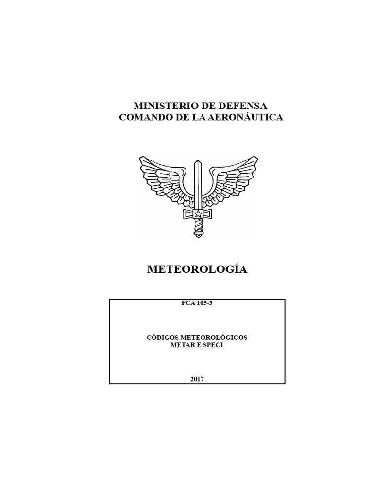 Códigos Meteorológicos METAR y SPECI | PDF | Niebla | Tormentas