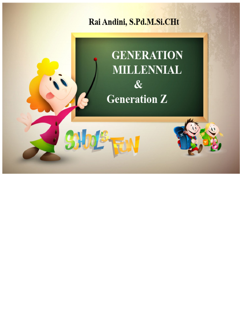Millennial Generation and Gen Z | PDF | Millennials | Microsoft Power Point