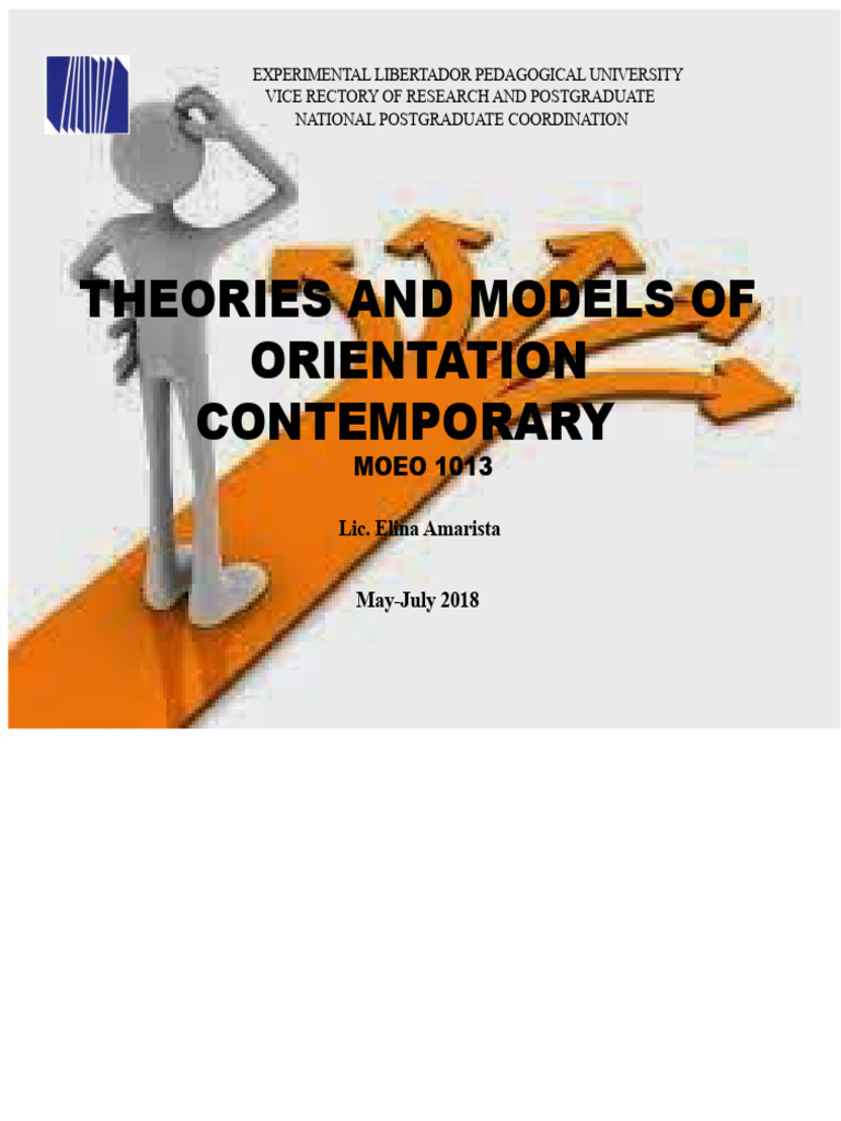 Theories and Models of Guidance Orientation | PDF | Psychology ...