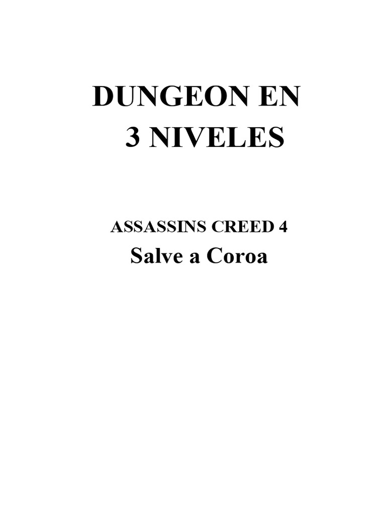 Assassin's Creed RPG Solo | PDF | Juegos de rol