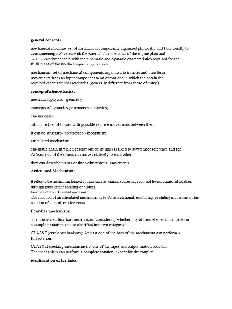 Understanding Articulated Mechanisms | PDF | Rotation Around A Fixed ...